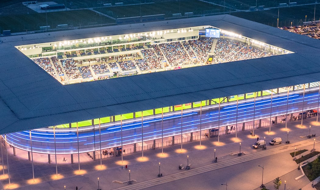 Mapa stadiona - Nogometni klub Osijek