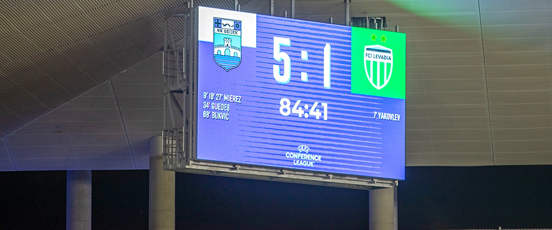 Osijek 5-1 Levadia | Najuvjerljivija pobjeda Bijelo-plavih u Europi ...